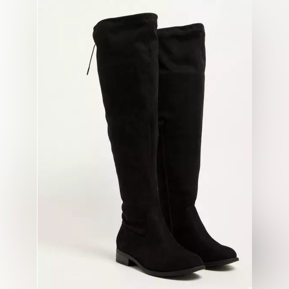 torrid | Shoes | Torrid Nwot Stretch Flat Over The Knee Boot | Poshmark